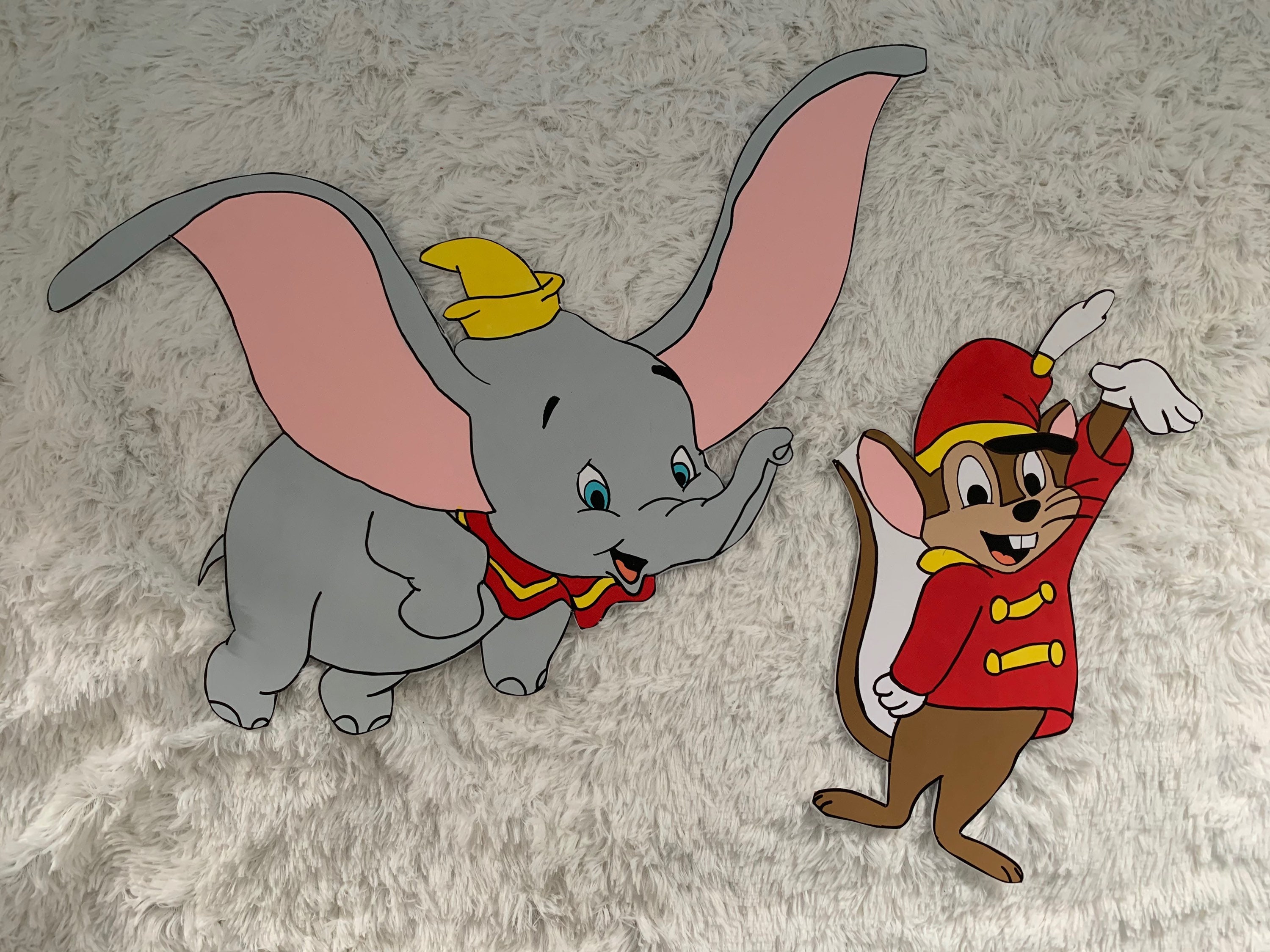 Dumbo Party Prop Flying Elephant Cut Out Birthday Decoration | Etsy