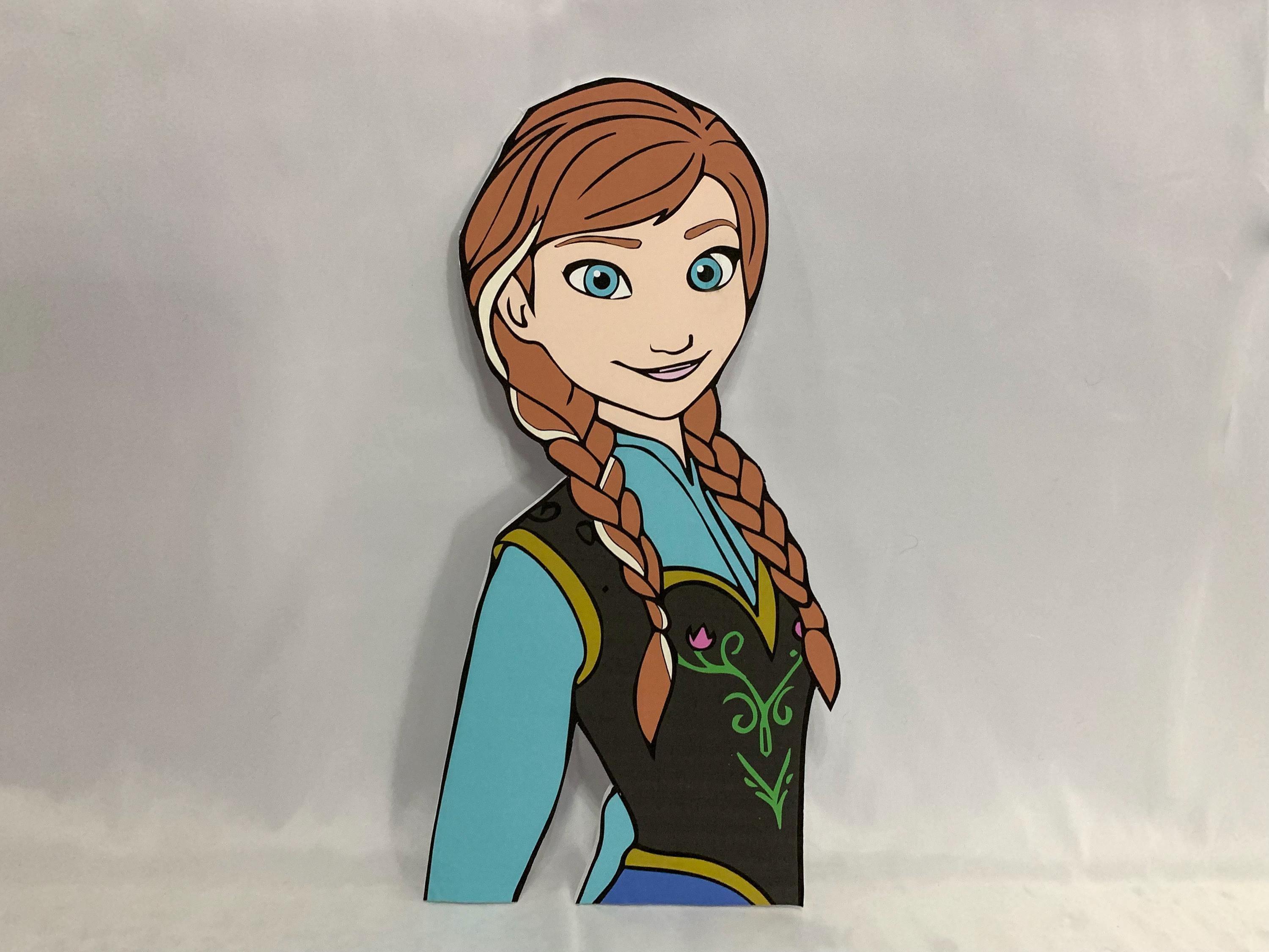 Frozen Party Prop Character Cut Out Standee Elsa Anna Olaf Disney Party ...