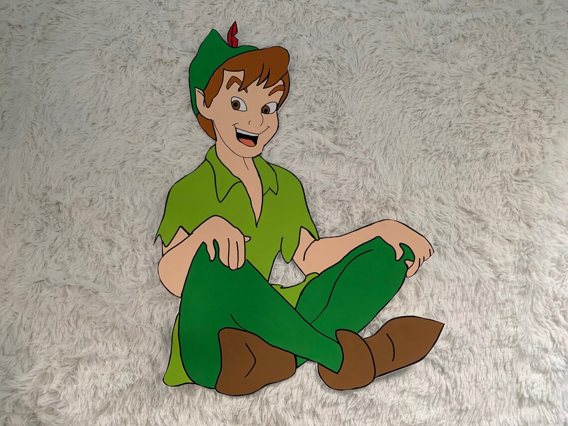 Peter Pan Party Prop Character Cut Outs Birthday Decoration - Etsy