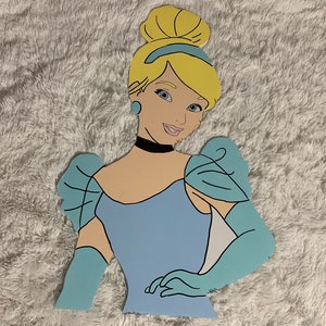 Disney Princess Cinderella Party Prop Character Cut Out Princess ...