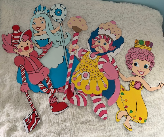 Candyland Characters Cutouts Candyland Cutouts/ Candyland Decorations