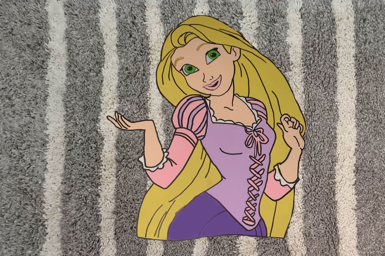 Tangled Rapunzel Party Prop Character Cut Out Disney Princess | Etsy