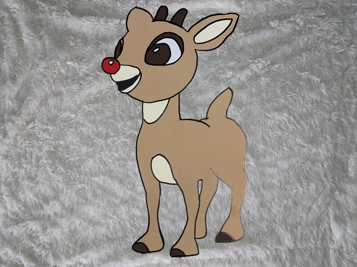Rudolph the Red Nose Reindeer Character Cut Outs 2ft Standee Classic ...