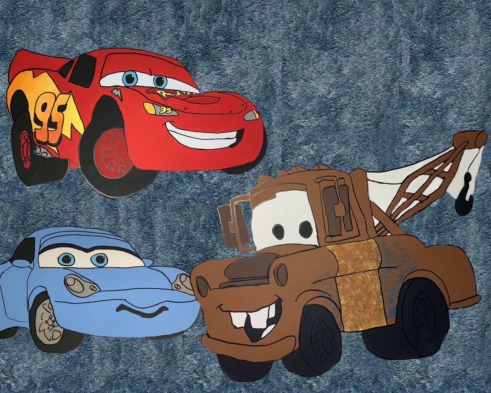 Cars Character Cut Out Party Prop Standee Disney Pixar - Etsy