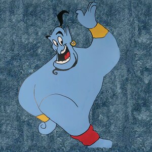 Aladdin Character Cut Out Party Prop Princess Jasmine Aladdin Genie ...