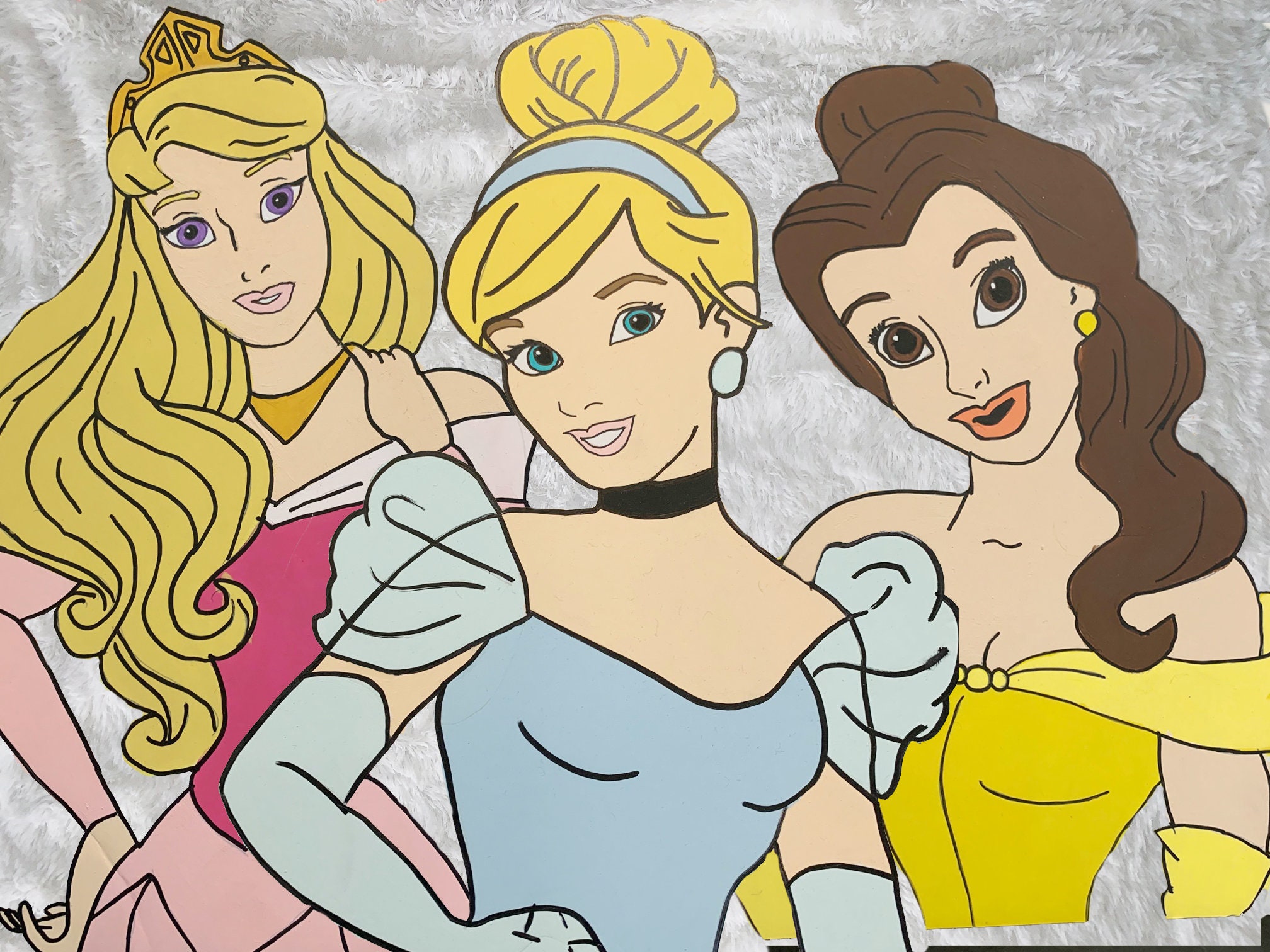 Princess Party Prop Character Cut Out Disney Princess Standee | Etsy