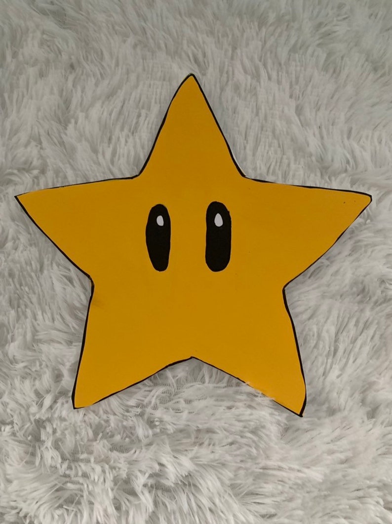 Super Mario Party Props Backdrop Decoration Mario Kart Item | Etsy