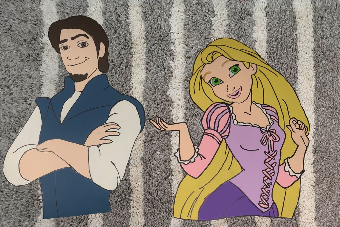Tangled Rapunzel Party Prop Character Cut Out Disney Princess | Etsy