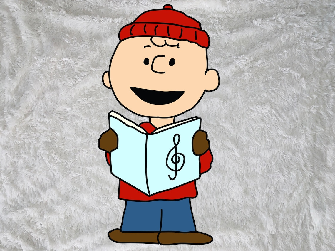 Peanuts Christmas Carolers Charlie Brown Cut Outs Indoor Party ...