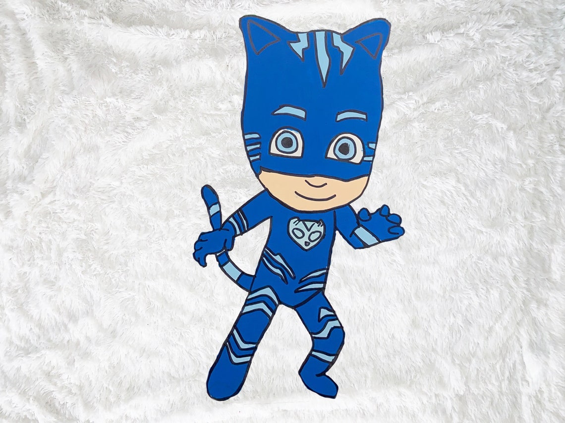 PJ Masks Party Prop Character Cut Out Birthday Decoration Wall | Etsy