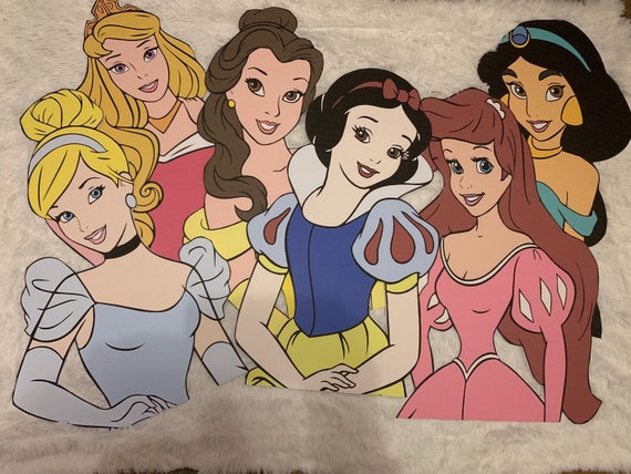 Princess Party Prop Character Cut Out Disney Princess Standee | Etsy
