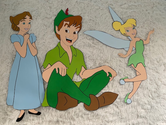 Peter Pan Party Prop Character Cut Outs Birthday Decoration | Etsy