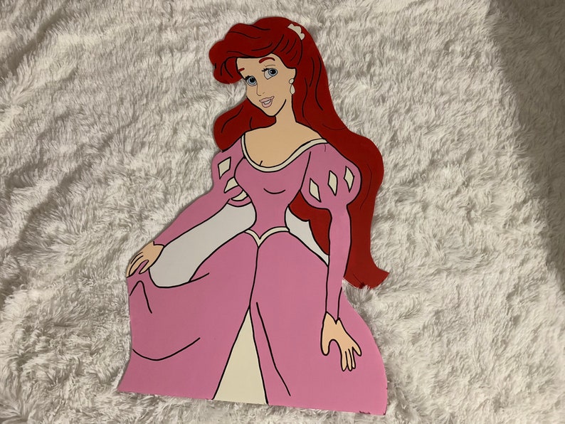 The Little Mermaid Party Prop Standee Cut Out Character Ariel Disney ...