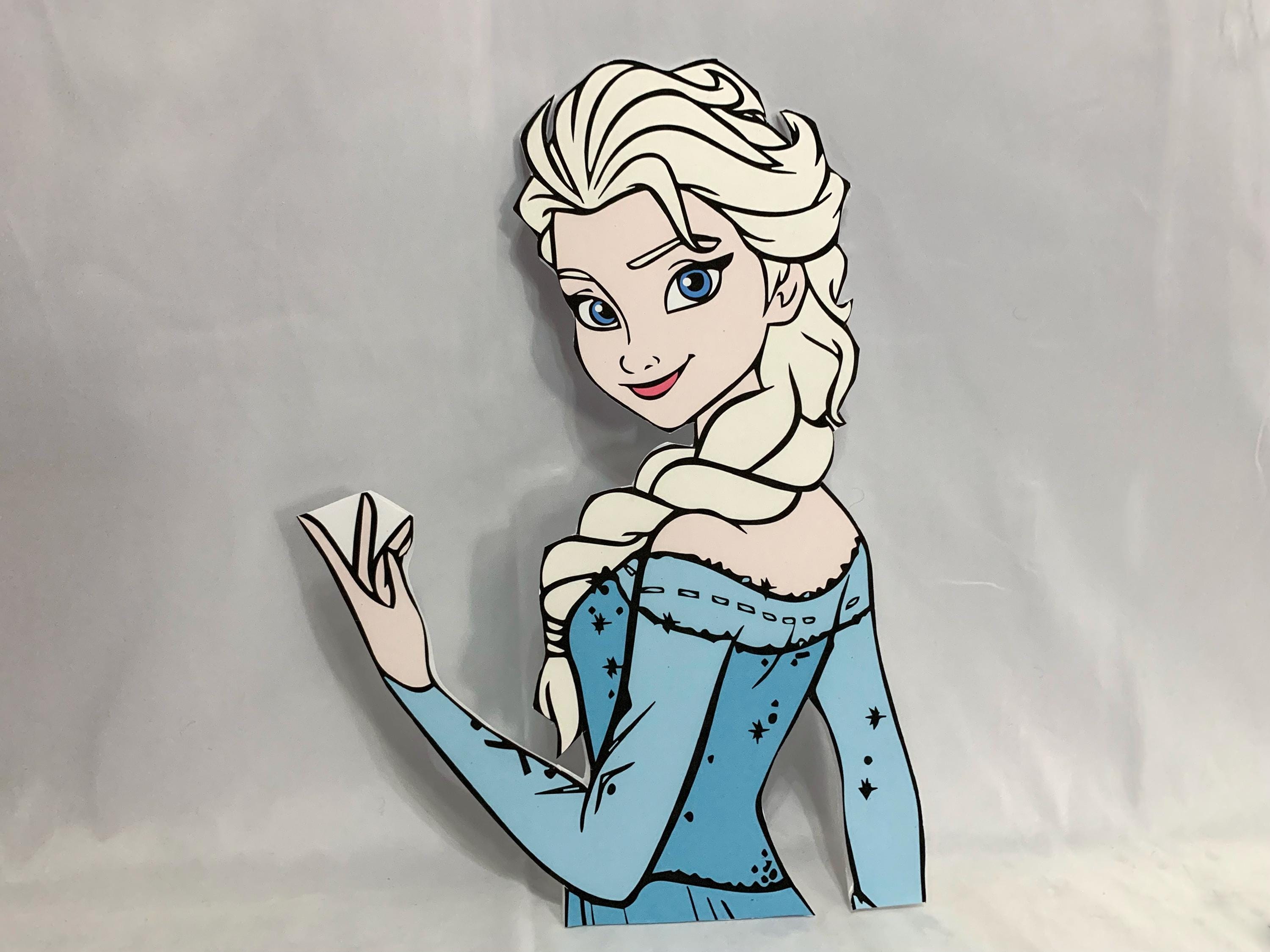 Frozen Party Prop Character Cut Out Standee Elsa Anna Olaf Disney Party ...
