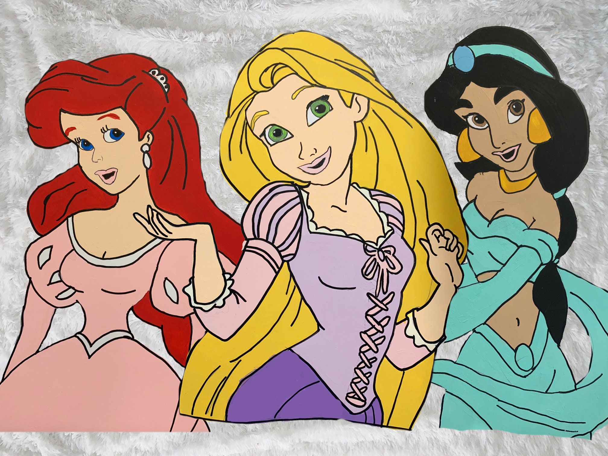 Princess Party Prop Character Cut Out Disney Princess Standee | Etsy