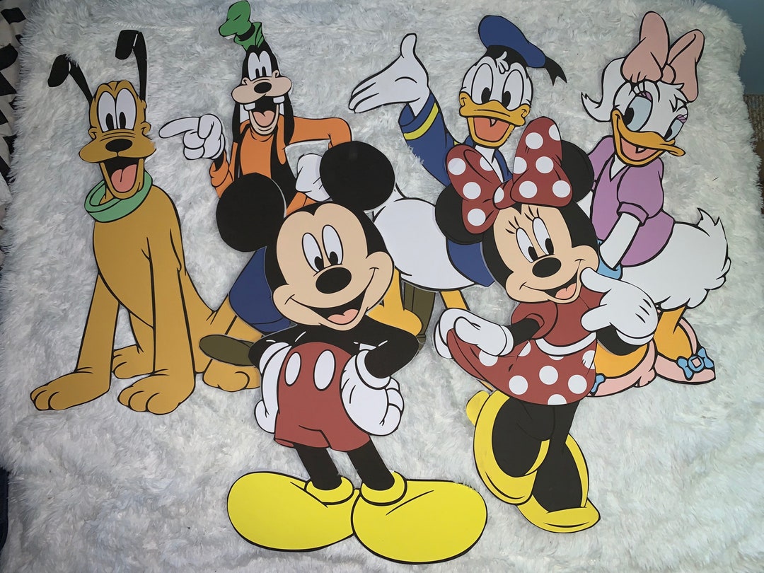 Mickey Mouse and Friends Party Prop Cut Out 2ft Tall Standee Birthday ...