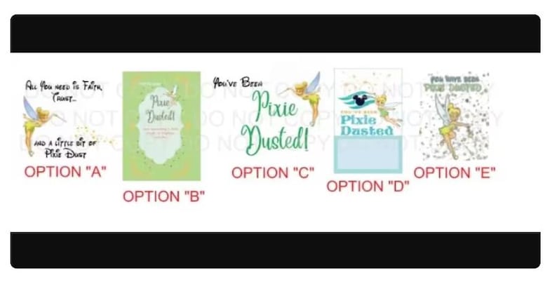 Disney Cruise Fish Extender Gift, Pixie Dust or Party Favor, FE, Disney ...