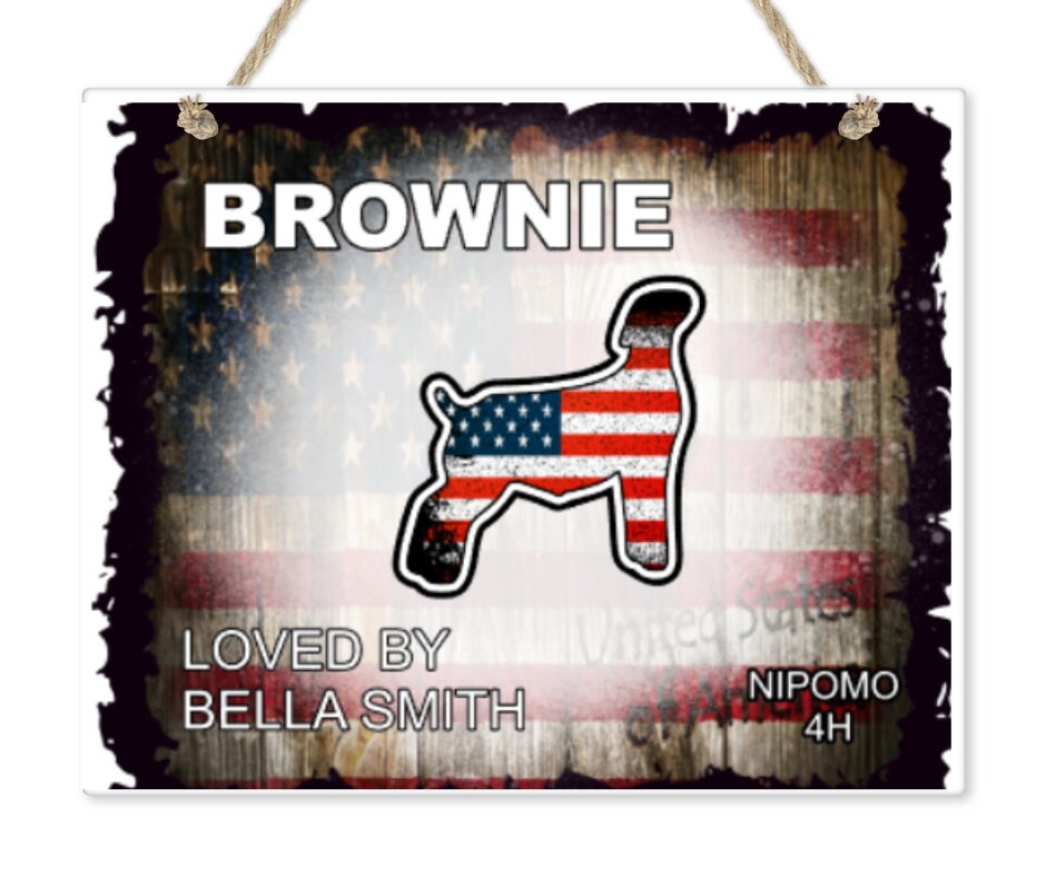 Stock Show Barn Sign Barn Stall Sign Fair Sign Show Animal - Etsy