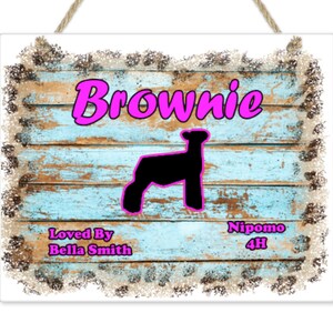Stock Show Barn Sign, Barn Stall Sign, Fair Sign, Show Animal Sign ...