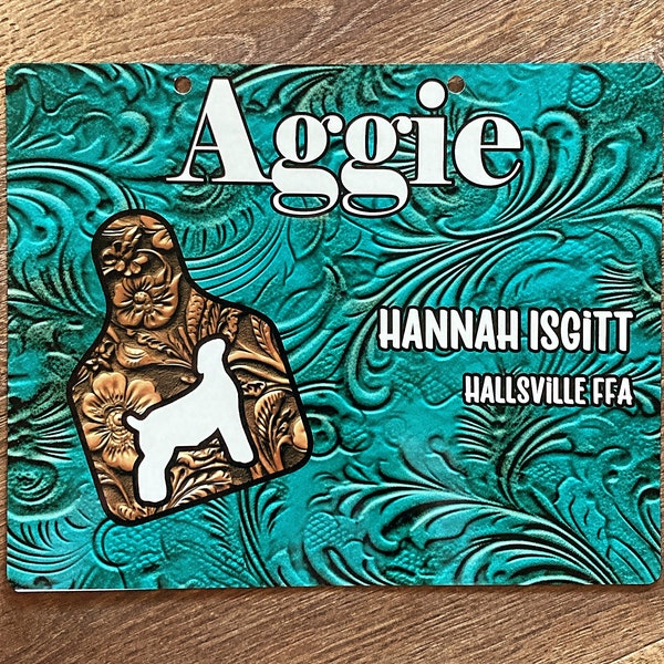 Livestock Stall Sign - Etsy