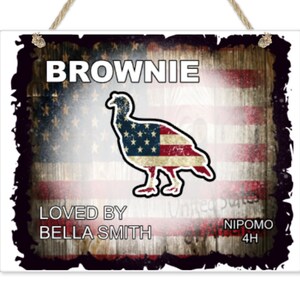 Stock Show Barn Sign, Barn Stall Sign, Fair Sign, Show Animal Sign ...