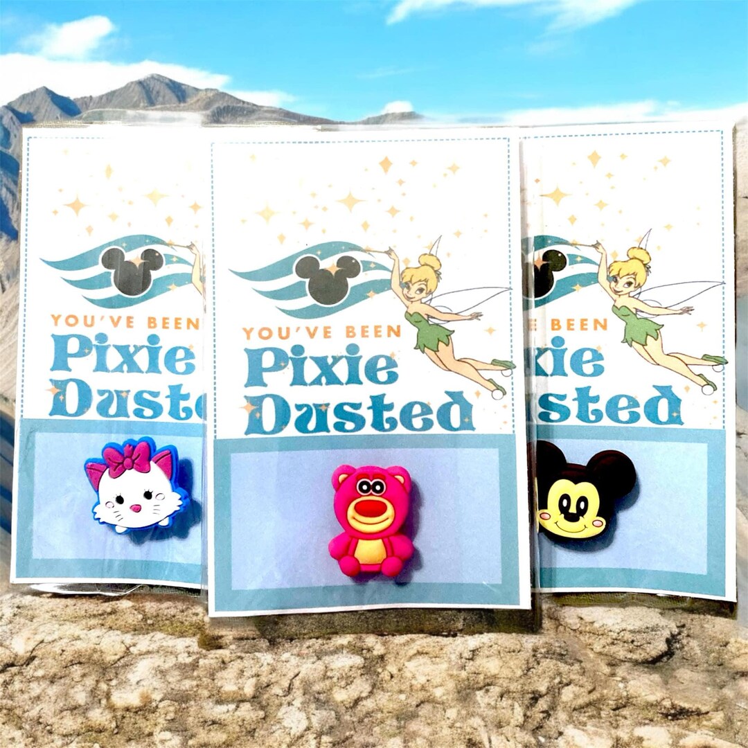 Croc Charm Pixie Dust Gift Mickey Disney Fish Extender Dcl Disney ...