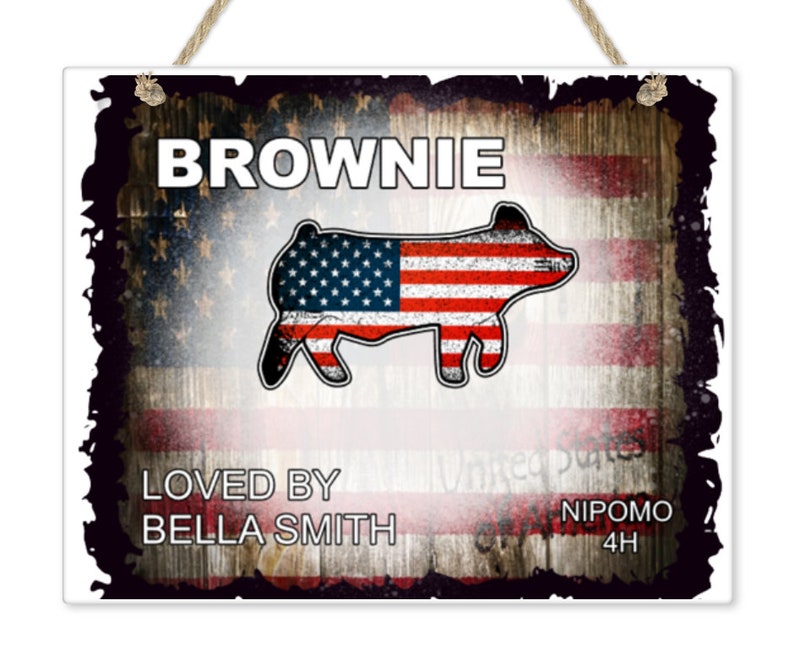 Stock Show Barn Sign Barn Stall Sign Fair Sign Show Animal - Etsy