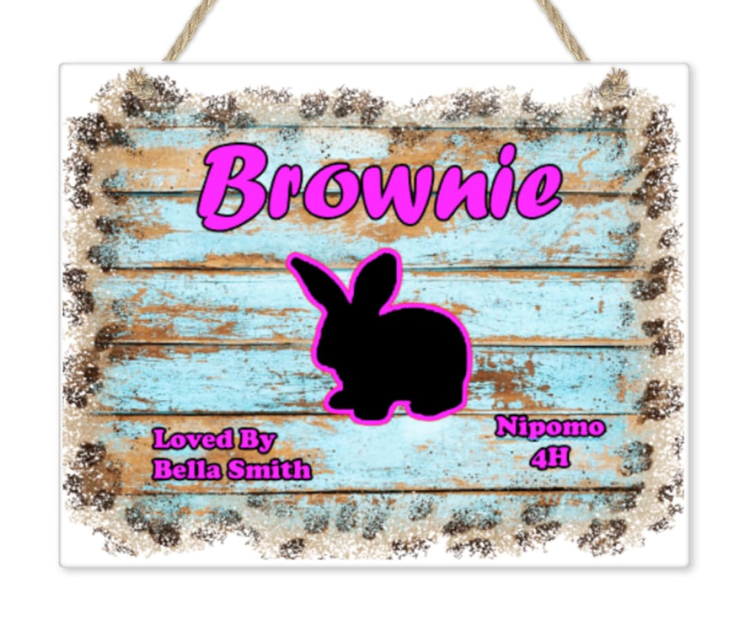 Stock Show Barn Sign, Barn Stall Sign, Fair Sign, Show Animal Sign ...