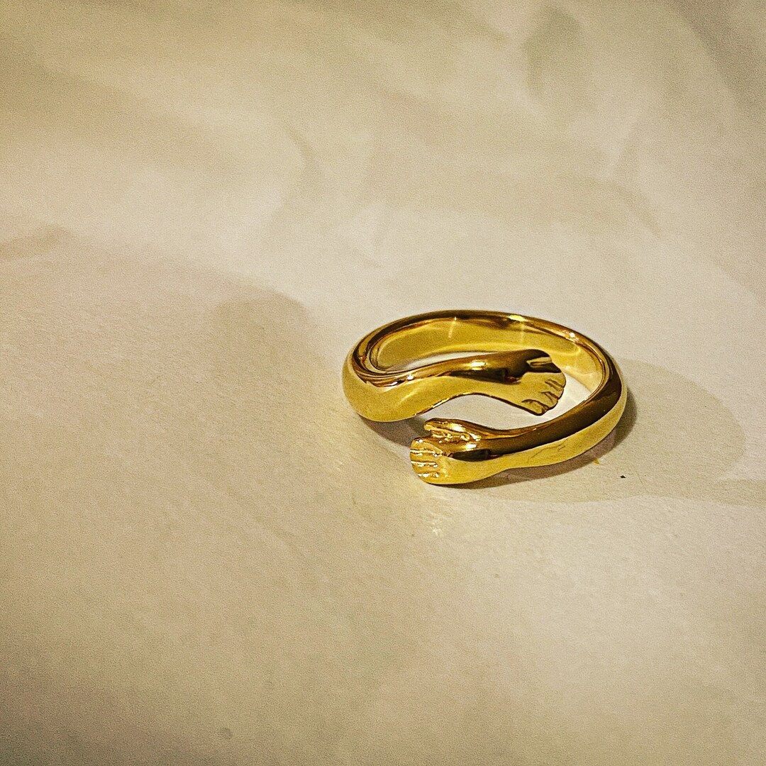 Hug Me Ring Stackable Statement Fashion Jewellery. Gifts for - Etsy UK