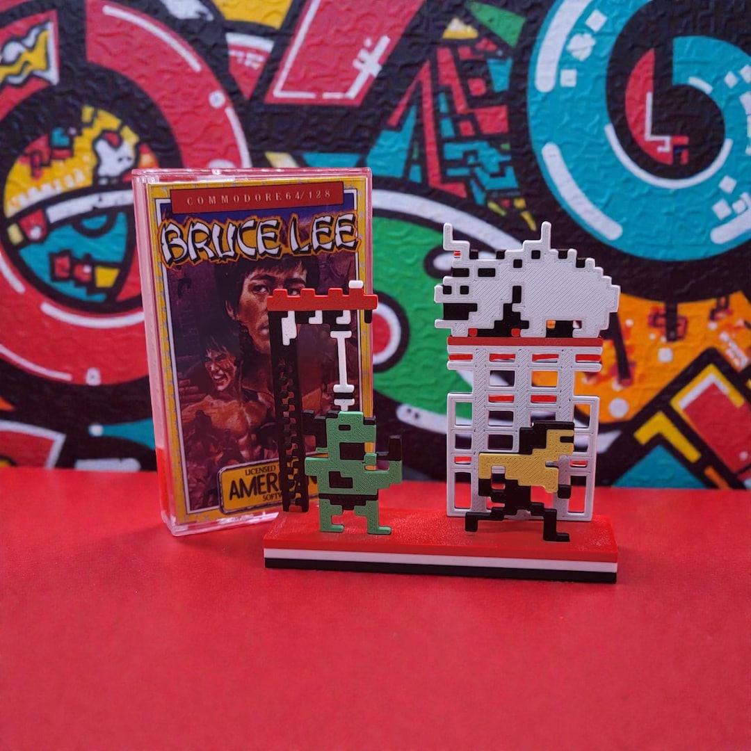 3D Commodore 64 Bruce Lee Screenshot Diorama Version 2 - Etsy