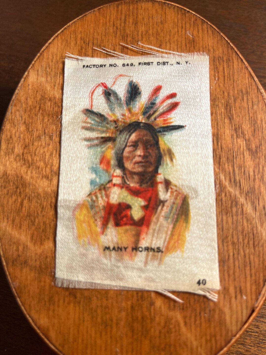 Vintage Native American Chief Cigarette Silk - Etsy