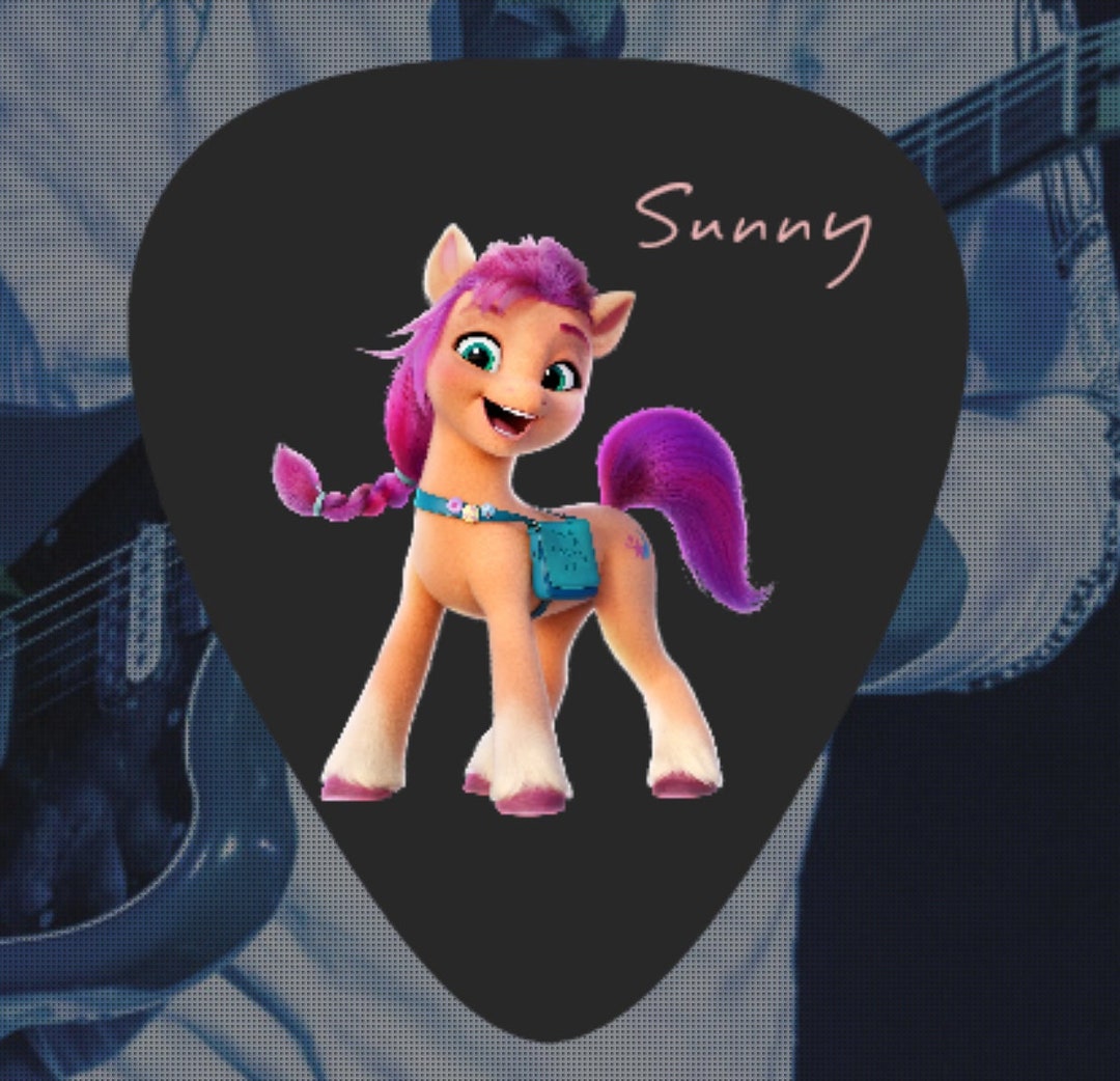 My Little Pony GUITAR PICK Jewelry Necklace Sunny Starscout - Etsy