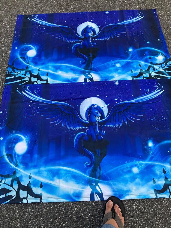 MLP Pony Luna Tapestry 48X30 MLP Flag Pony Wall Decoration | Etsy
