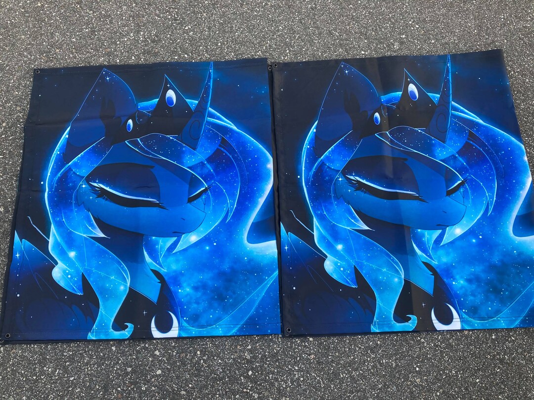 MLP Pony Luna Tapestry - 48X30 MLP Flag Pony Wall Decoration - Etsy