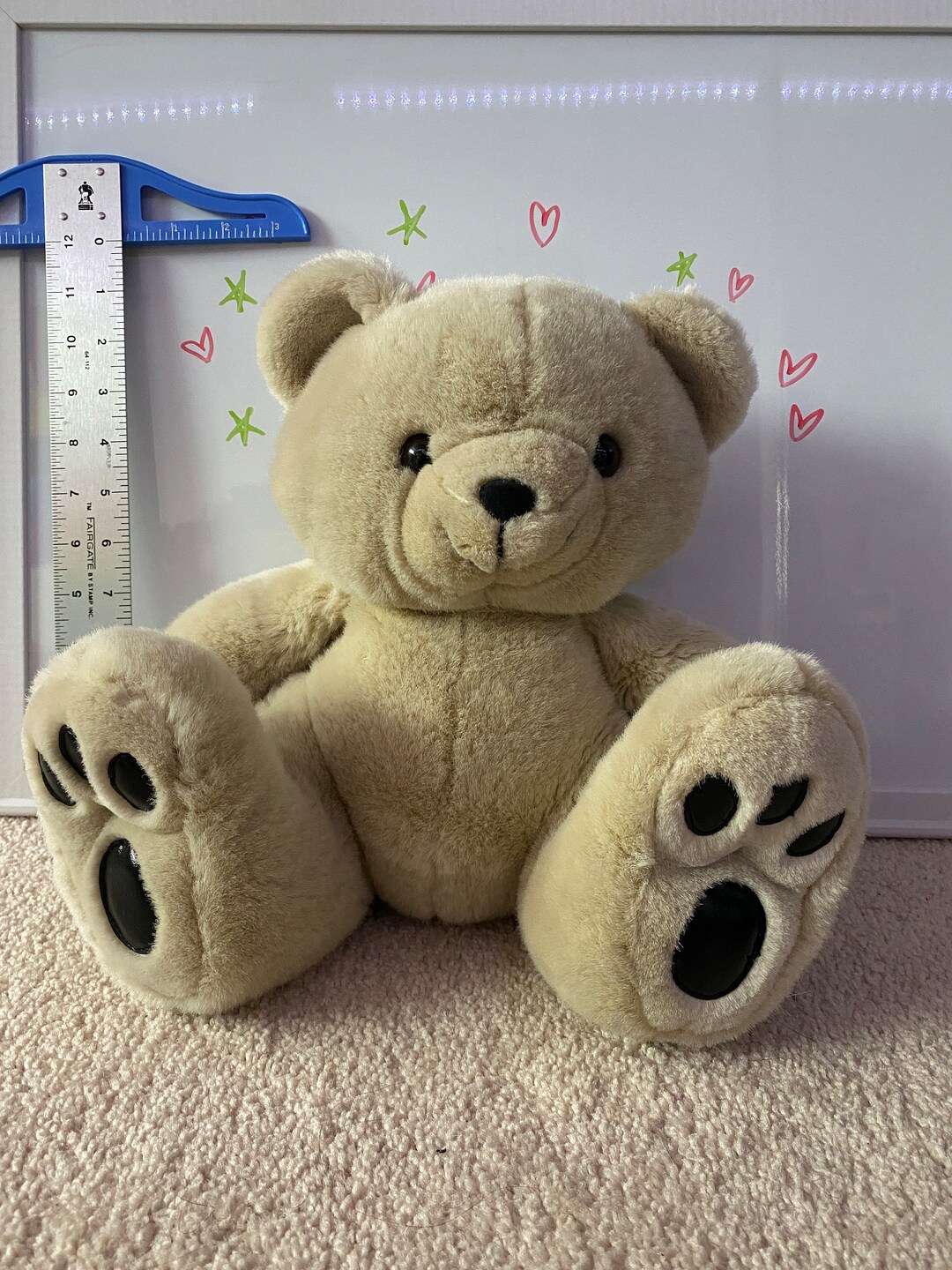 Big Foot Stuffed Bear Plush Pre-loved Stuffed Animal - Etsy