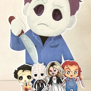 Halloween Centerpiece Stand Horror Party Table Decorations 10 Inches - Etsy