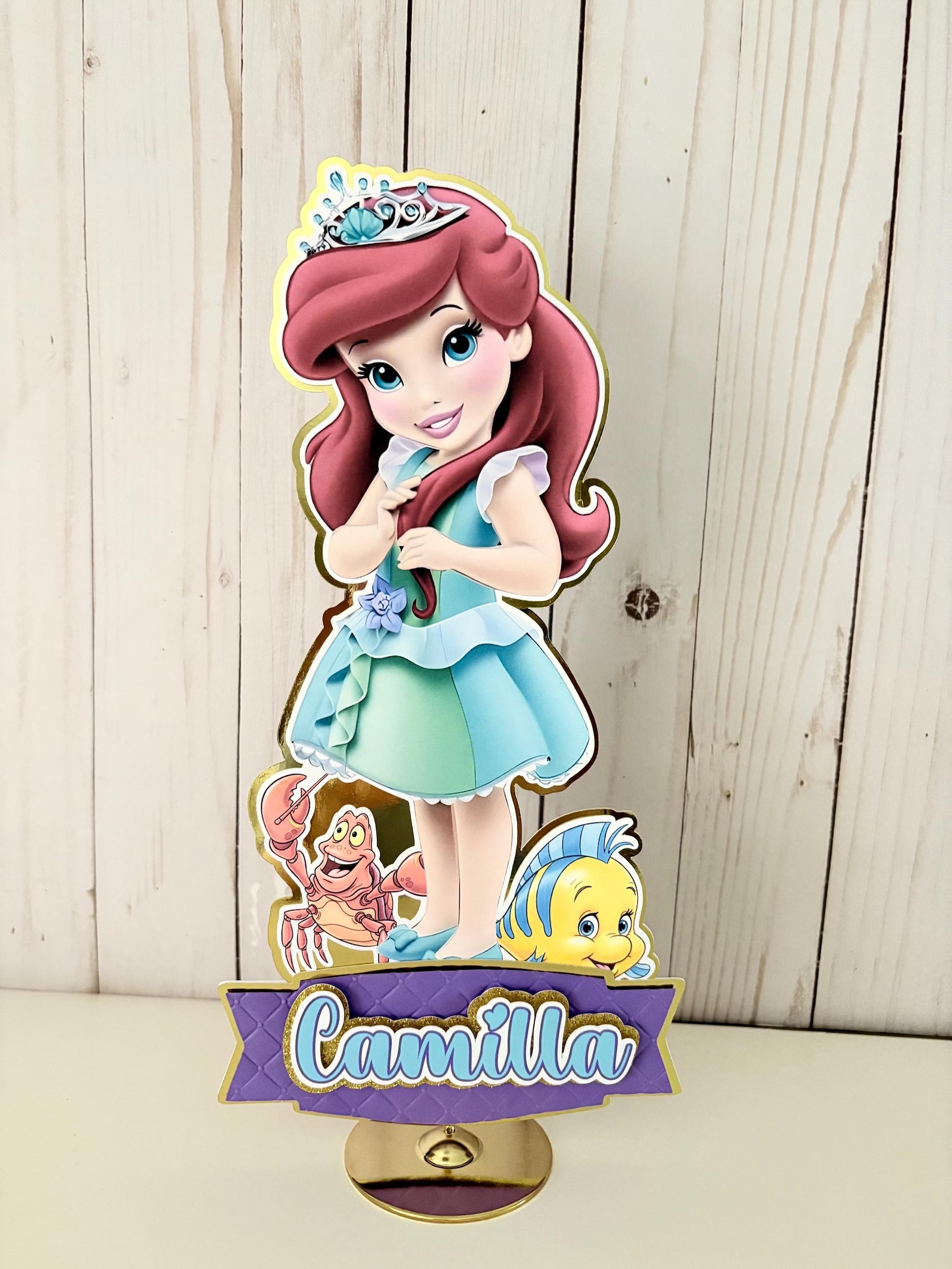 Baby Princess Toddler Birthday Party Centerpiece Table Stand Decoration ...