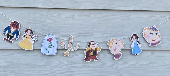 Belle the Beauty Princess Garland Birthday Banner Belle and - Etsy