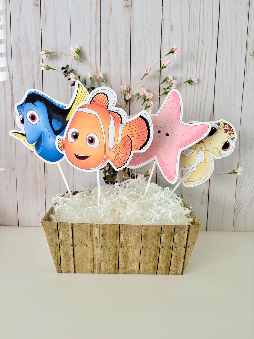 Nemo Centerpiece Picks Birthday Party Decorations Set of 4 Sticks - Etsy