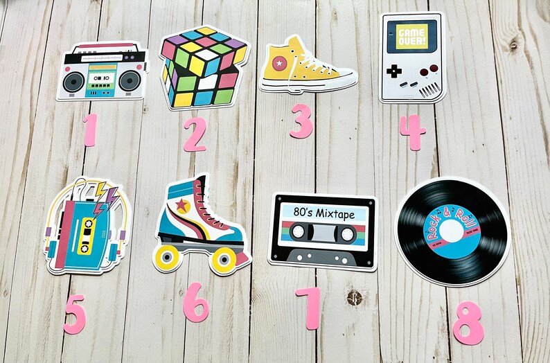 80s Cutouts Birthday Party Decorations Retro Cutouts - Etsy