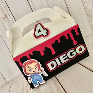 Halloween Birthday Favor Box Horror Movies Birthday Party Favor Box - Etsy