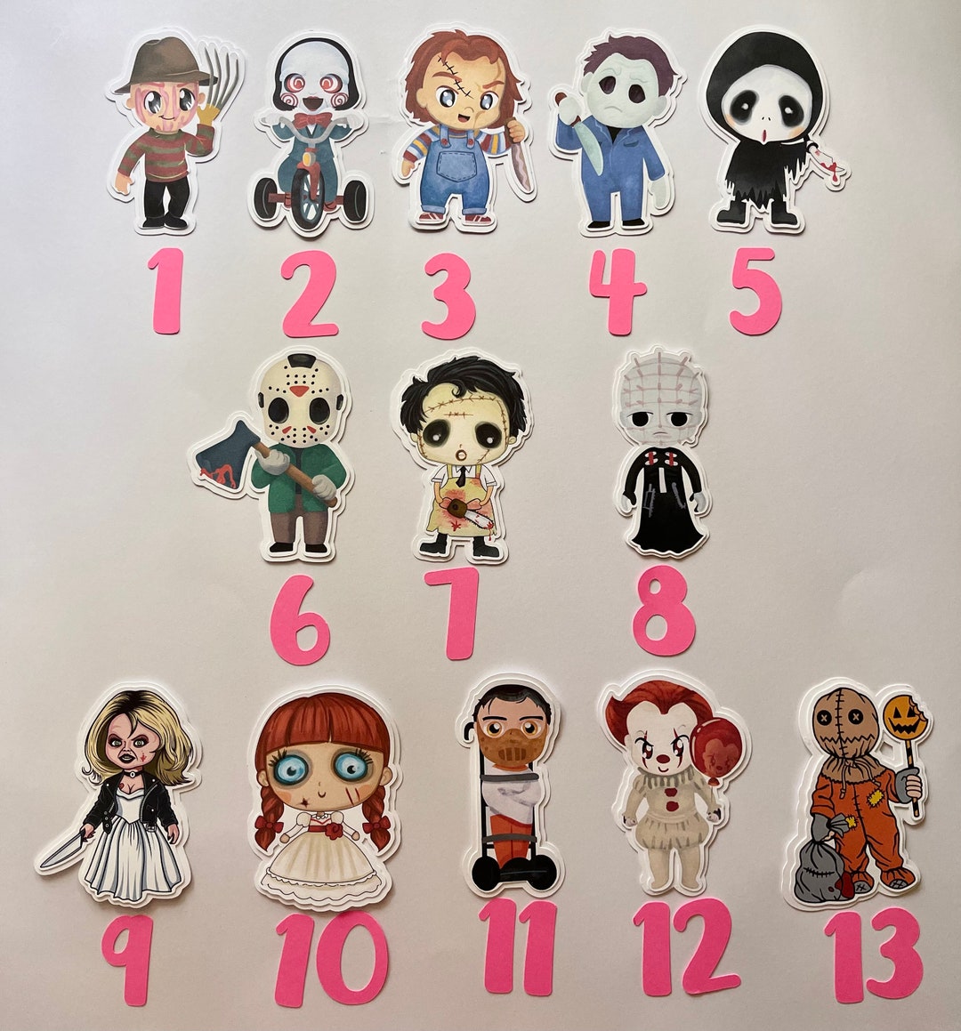 Horror Cutouts, Horror Birthday Party Halloween Decorations - Etsy