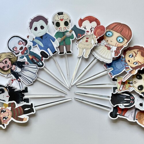 Horror Cutouts Horror Birthday Party Halloween Decorations - Etsy