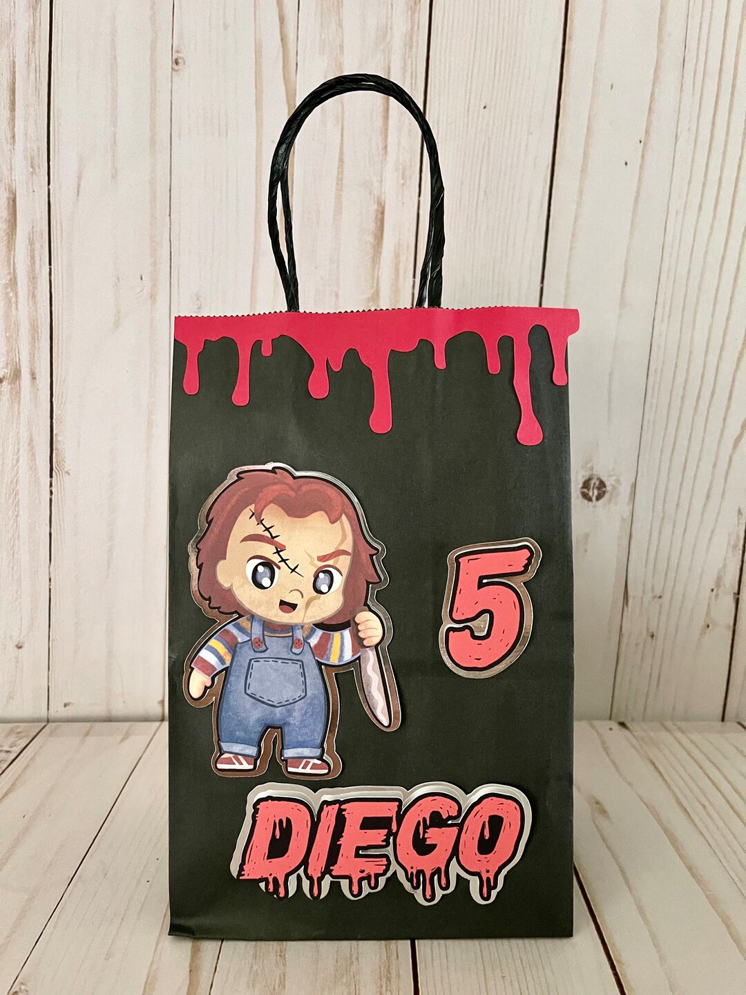 Horror Movies Birthday Party Favor Bags Halloween Goodie Bags - Etsy