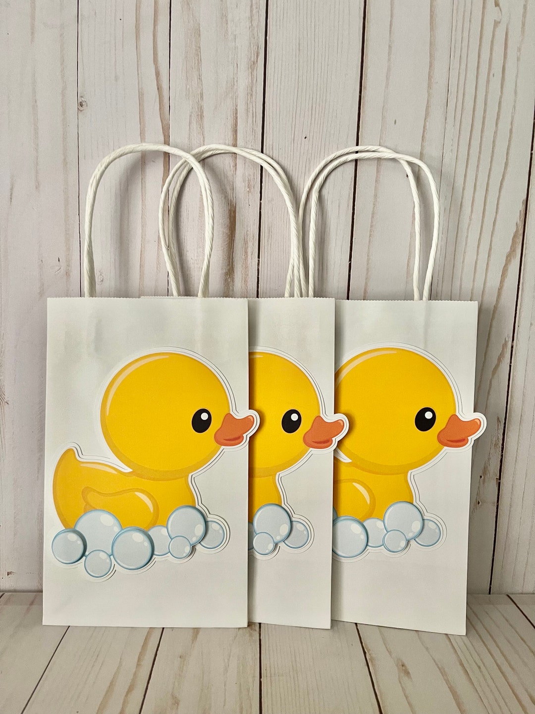 Rubber Duck Birthday Party Favor Bags Duck Baby Goodie Bags - Etsy