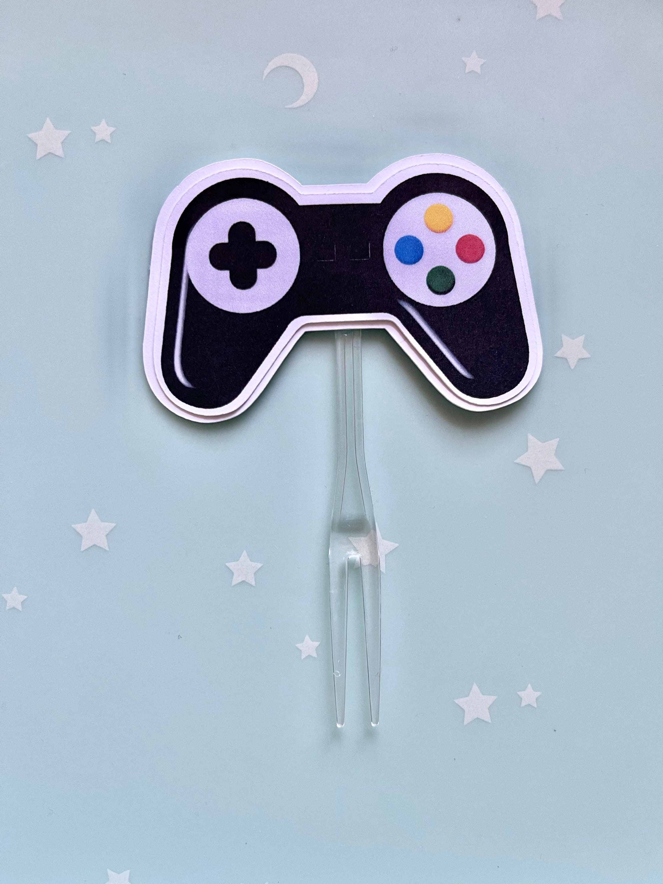 Video Game Controller Cupcake Toppers Birthday Party Gamer - Etsy