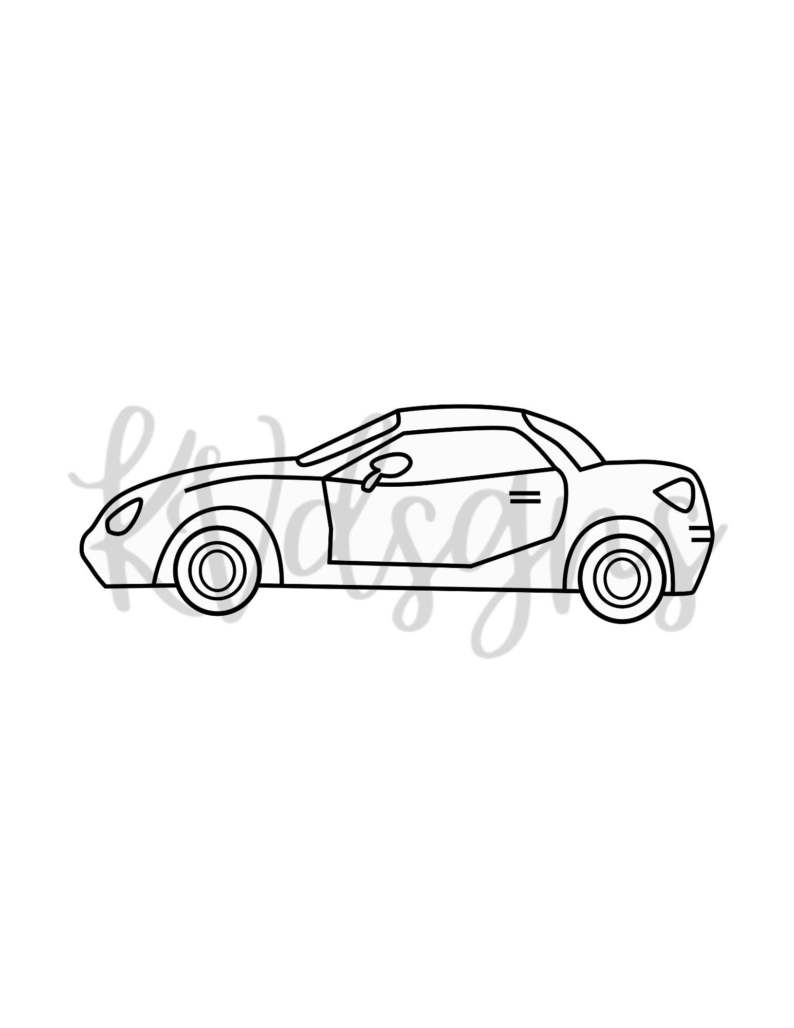 20 Printable Vehicle Coloring Pages for Kids | Digital Download ...