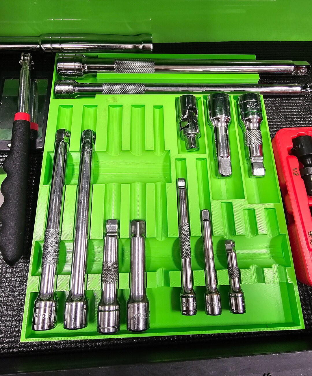 Socket Extension Organizer Tray - Toolbox Drawer Insert - 3D Printed ...