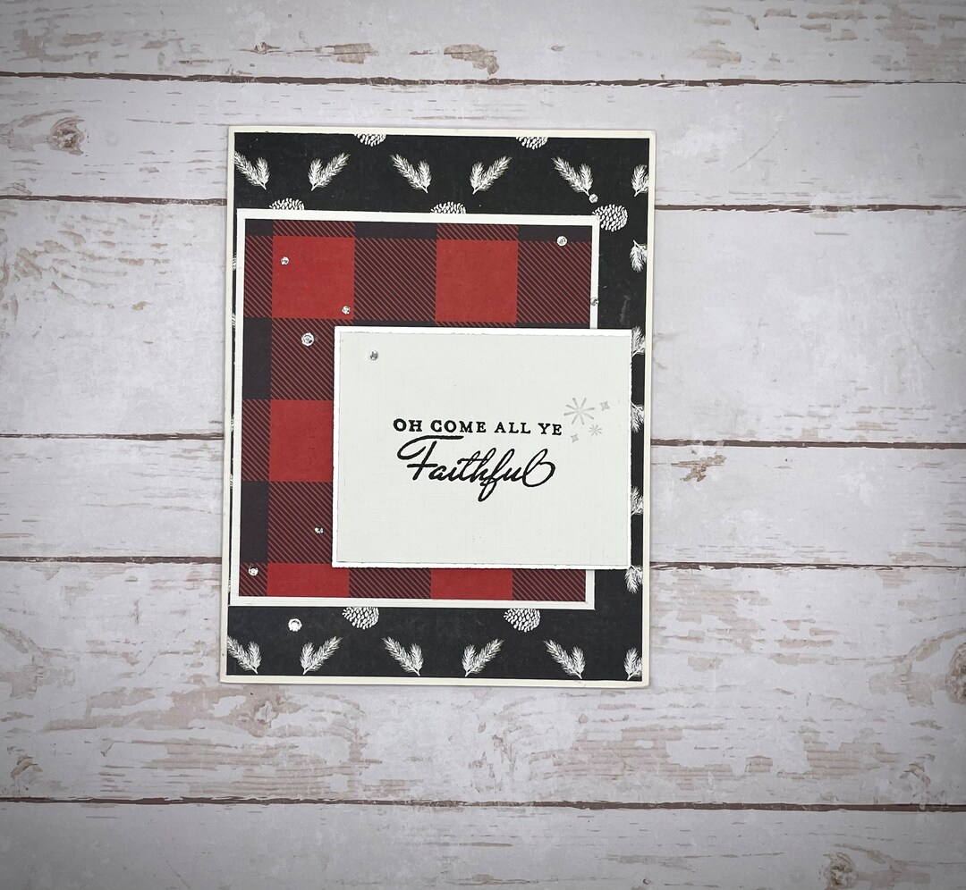 Oh Come All Ye Faithful Christmas Card Set - Etsy