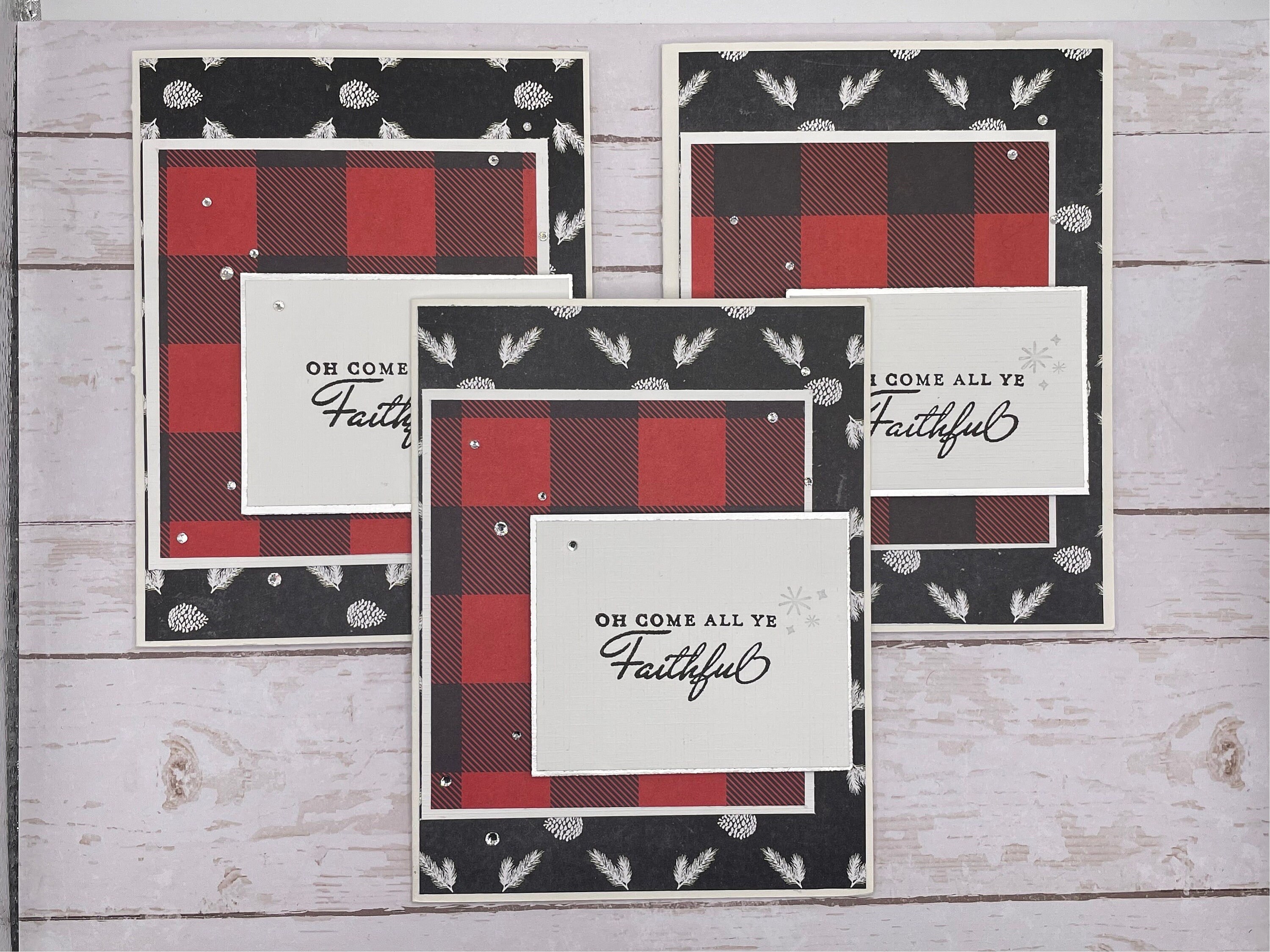 Oh Come All Ye Faithful Christmas Card Set - Etsy